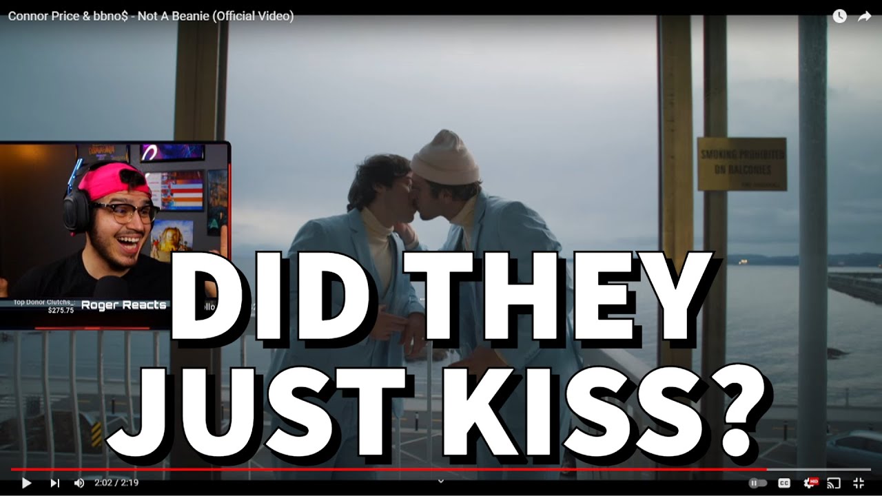DID THEY JUST KISS? | Connor Price - NOT A BEANIE ft. bbno$ (REACTION ...
