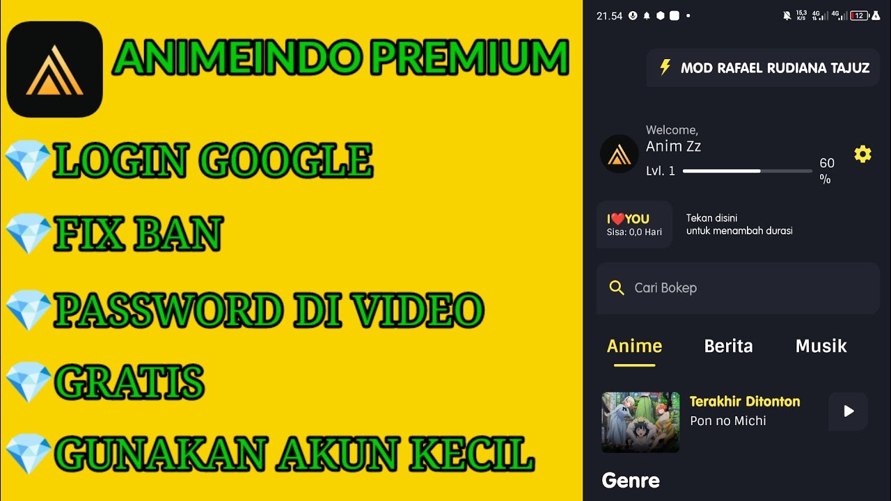Animeindo Premium Dan Bermain Mobile Legend Part 1 Update 2 Maret 2024 ...