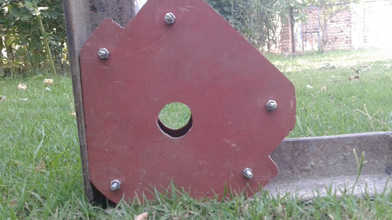 How to make welding angle magnet? Diy home made 90 angle magnet. - YouTube