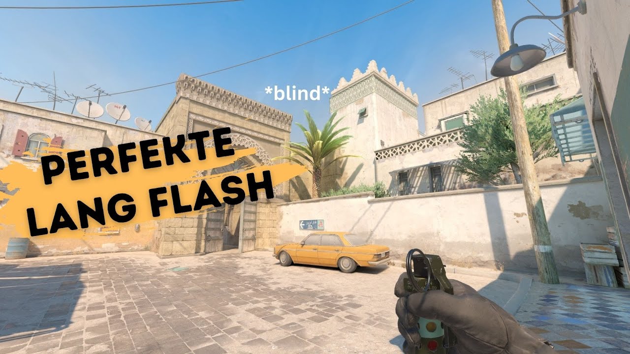 Die PERFEKTE LANG FLASH! Blende den Gegner auf A Lang - Dust 2 Flash ...