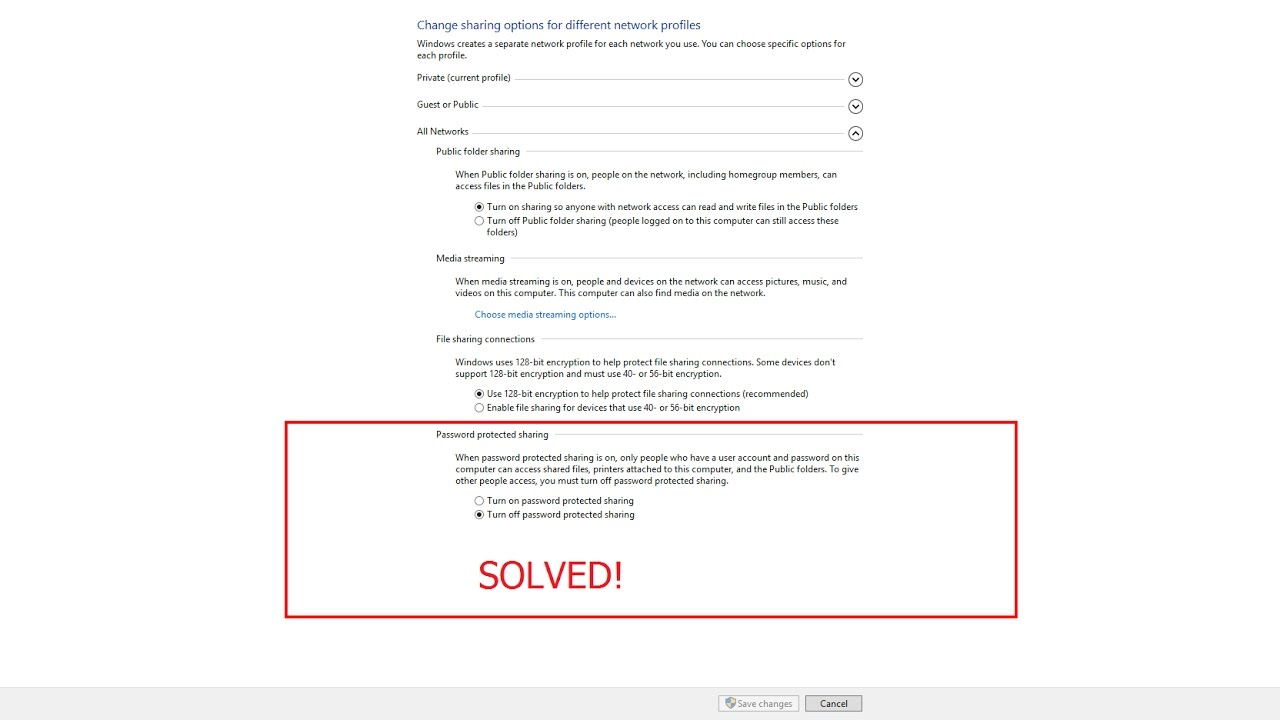 Can t Turn Off Password Protected Sharing On Windows 10 SOLVED In 50 Can t Turn Off Password Protected Sharing On Windows 10 SOLVED In 50
