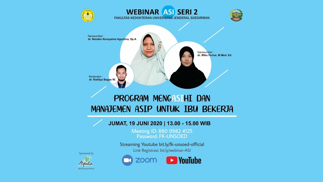 Webinar ASI Seri 2: Program MengASIhi dan Manajemen ASIP untuk Ibu Bekerja - YouTube