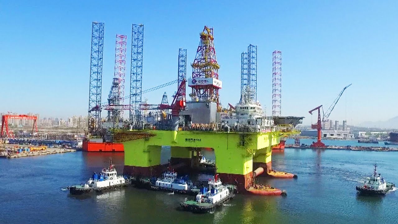 China's new homemade semi-submersible drilling rig put into operation ...