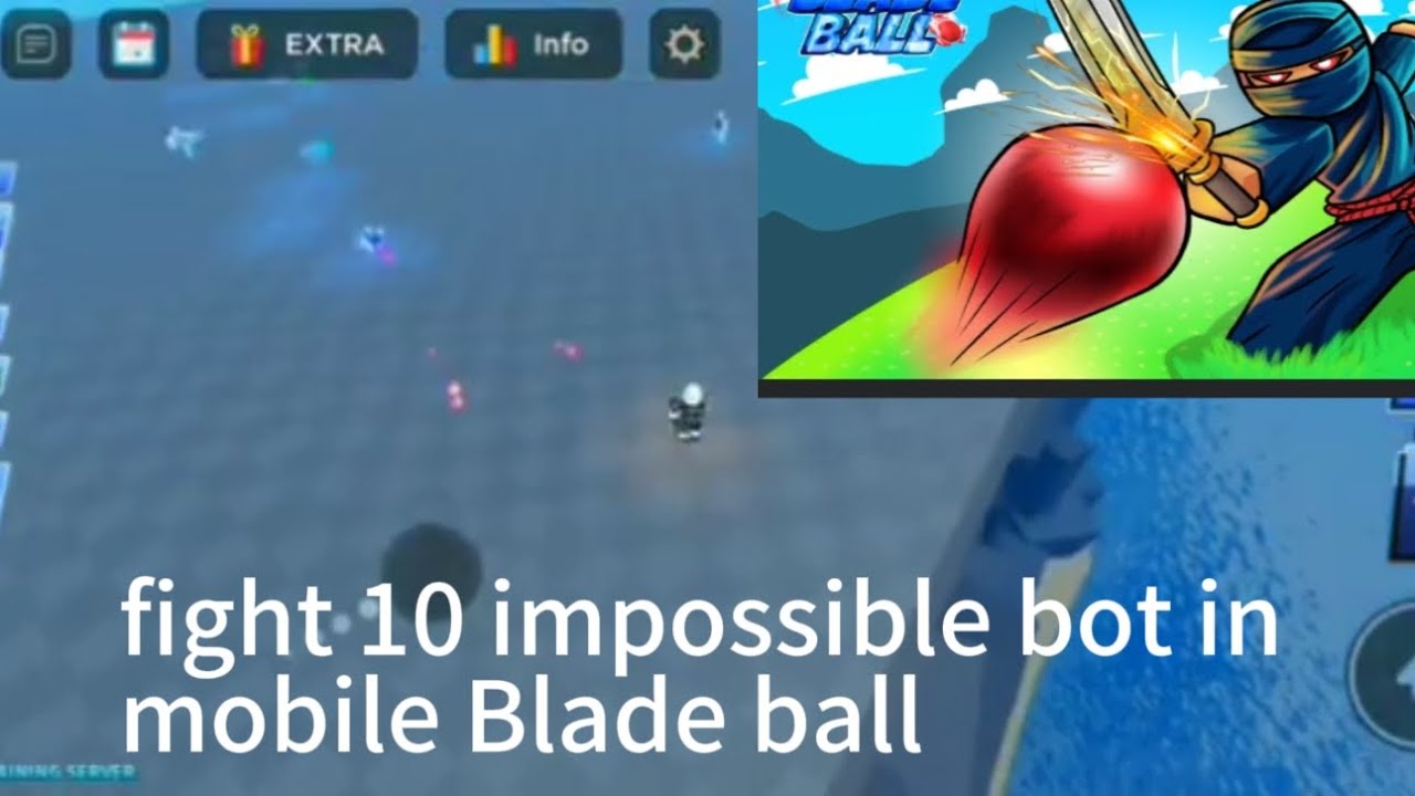Blade ball mobile 10 impossible bot - YouTube