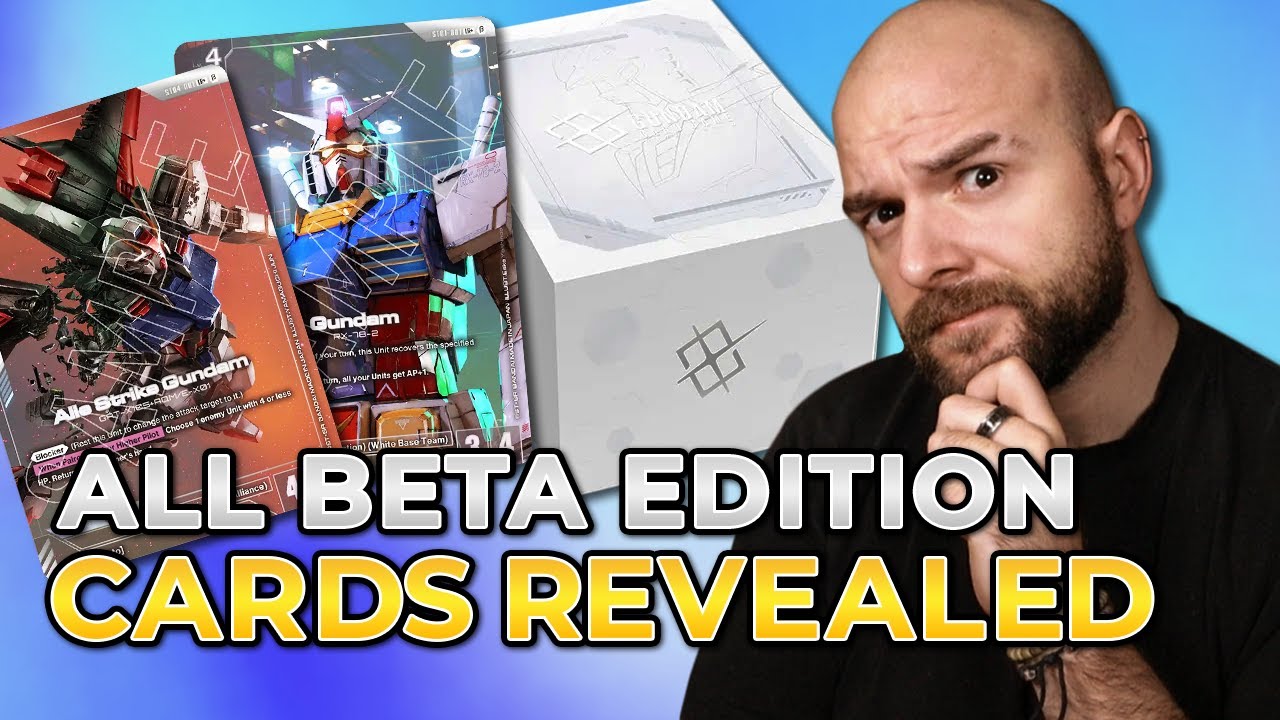 I Go Over EVERY Gundam Card Game Beta Edition Reveal - YouTube