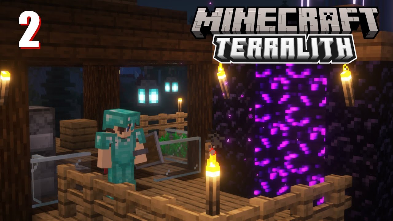 MINECRAFT TERRALITH SURVIVAL | Nether Preparations. EP2 - YouTube