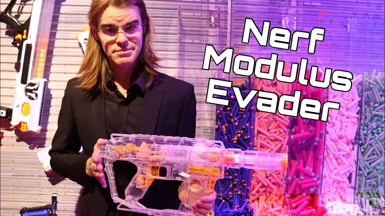 First Review: Nerf Modulus Evader (Ghost Gun!) - YouTube