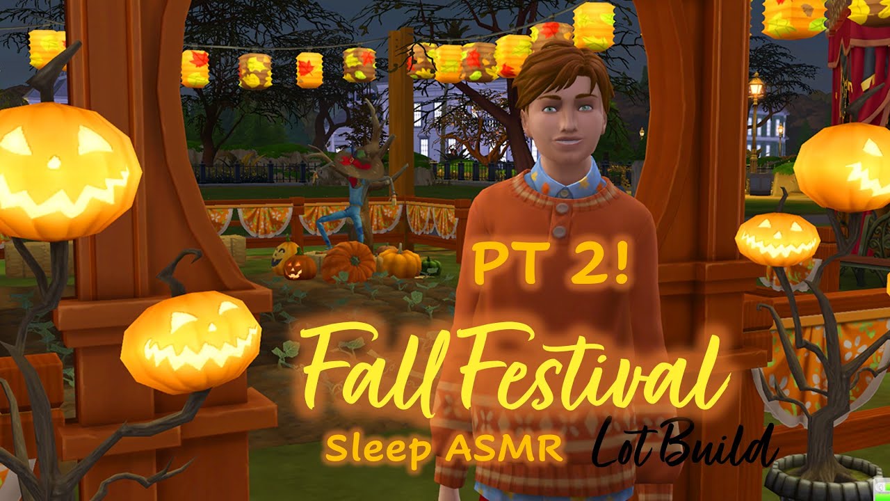 Cozy Sims 4 Let’s Play Haunted House Fall Festival Decoration - YouTube