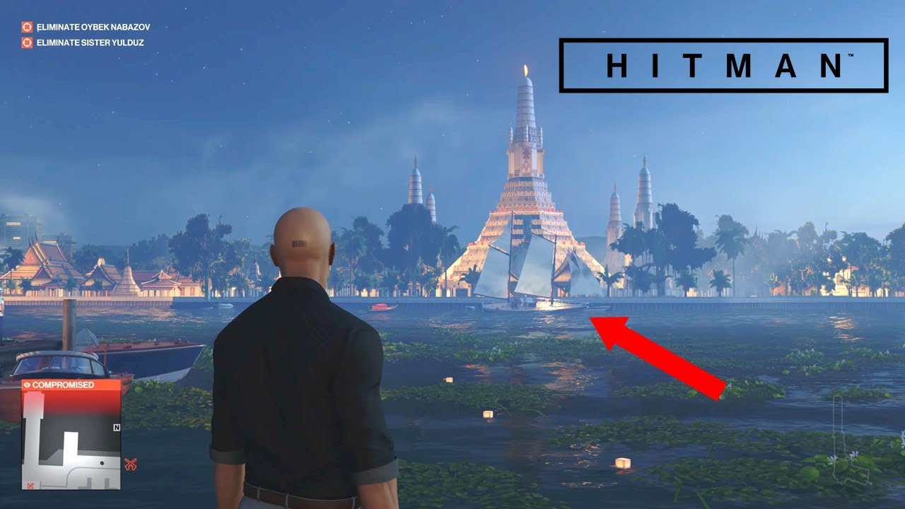 Hitman 3 (Bangkok) - Boat glitch, Bug [The Source] - YouTube