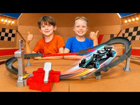 Karton Dünyasında Hot Wheels Yarış Günü! 🏎️🏁