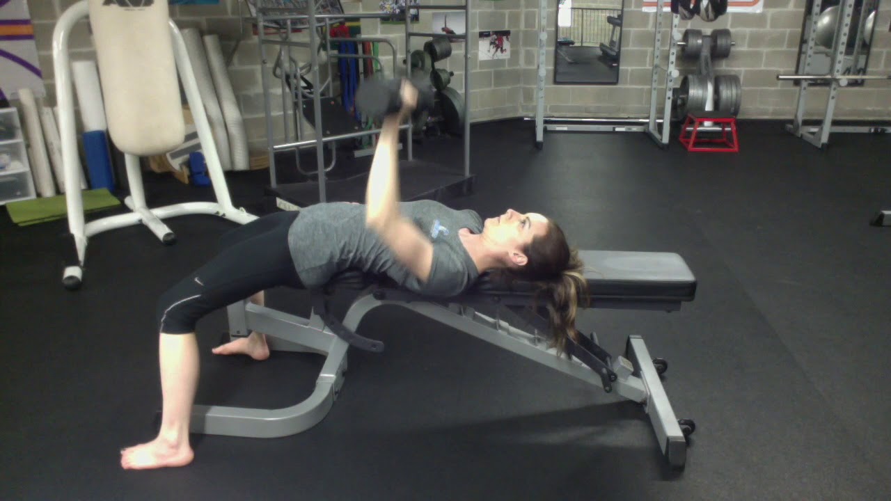 Anti-Rotational Single Arm Bench Press - YouTube