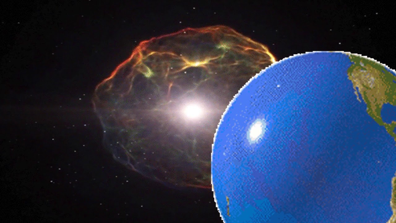 Explosion de una supernova en el universo - YouTube