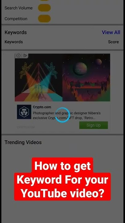 How to Find Keywords for YouTube Videos? - YouTube