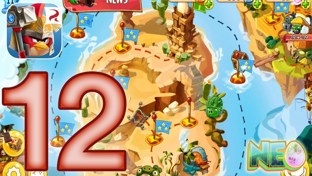 Angry Birds Epic RPG: Gameplay Walkthrough Part 12 - Level Up 11 (iOS ...