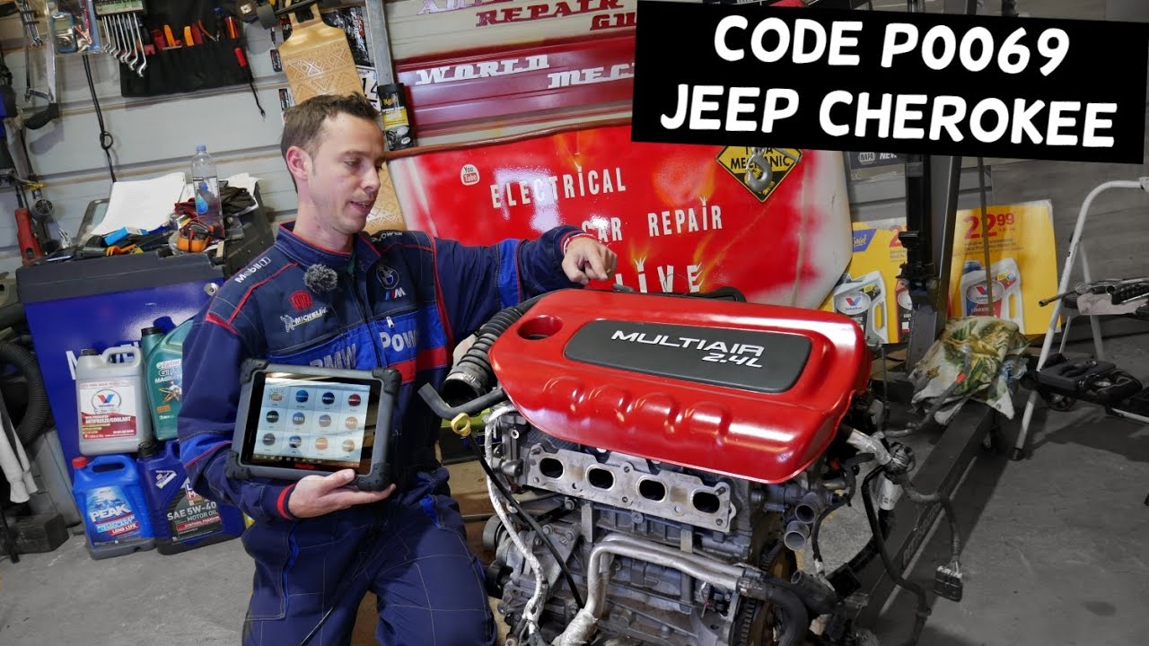JEEP CHEROKEE CODE P0069 ENGINE LIGHT ON 2014 2015 2016 2017 2018 2019 ...