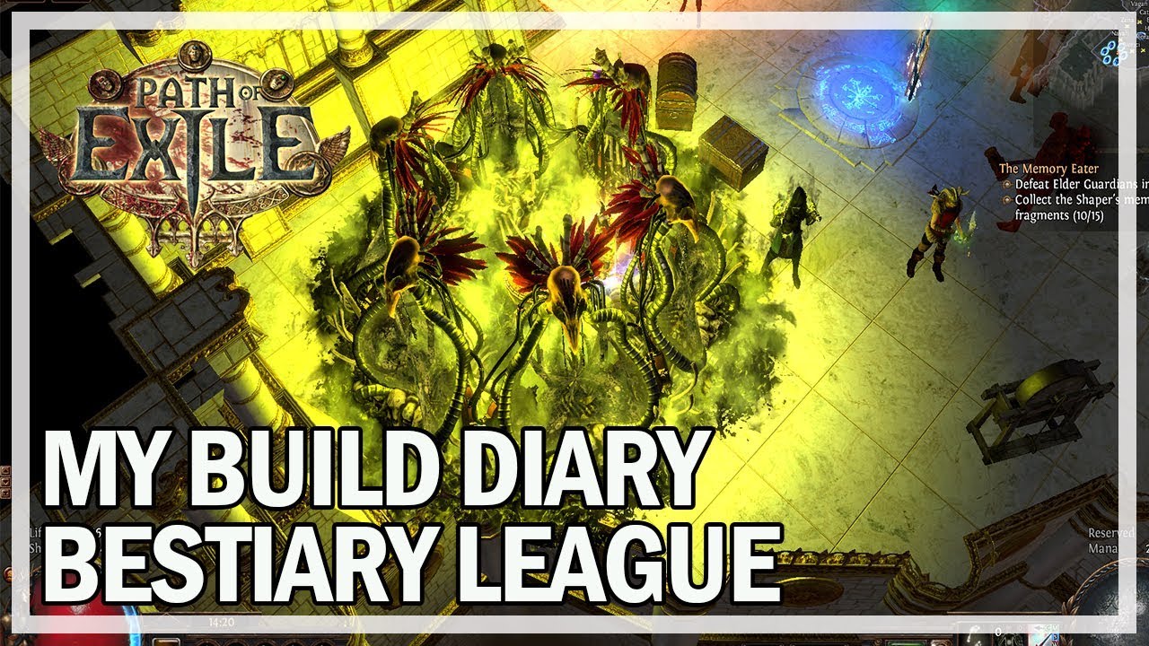 Path of Exile - My End of League Bestiary Build Diary 3.2 - YouTube