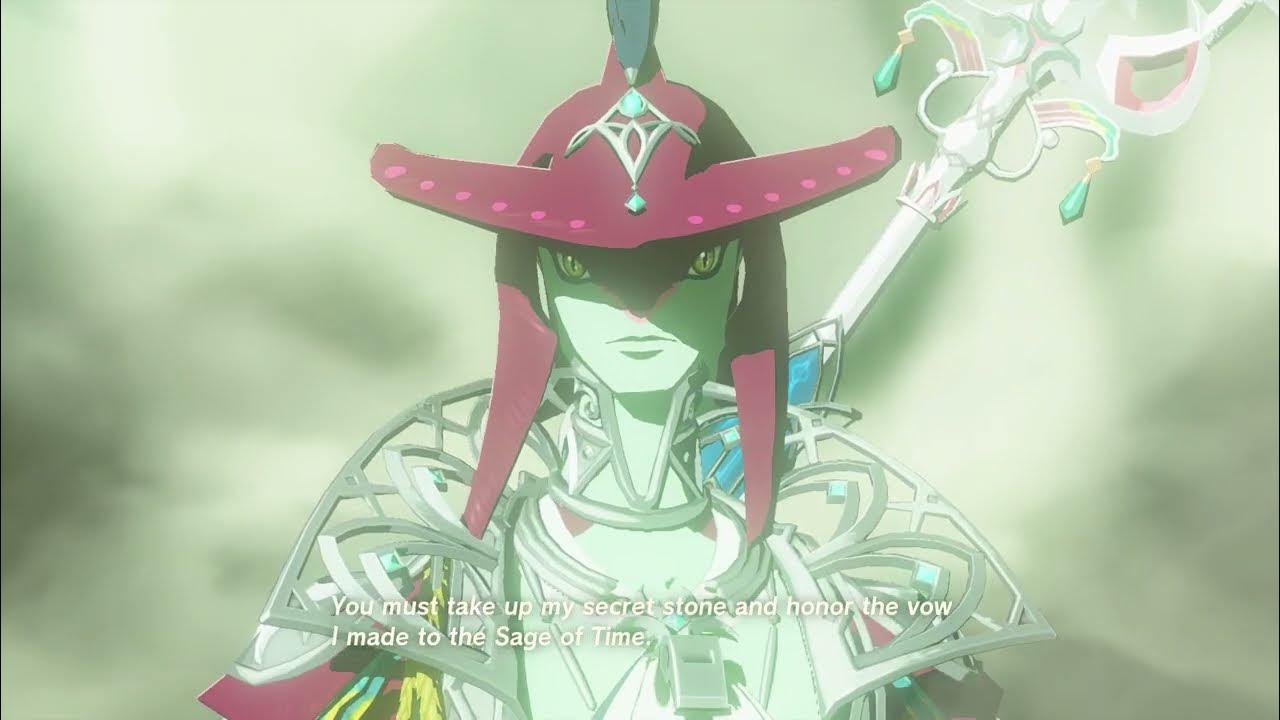 The Legend Of Zelda Tears Of The Kingdom Water Temple Sidon Takes Secret Stone Sage