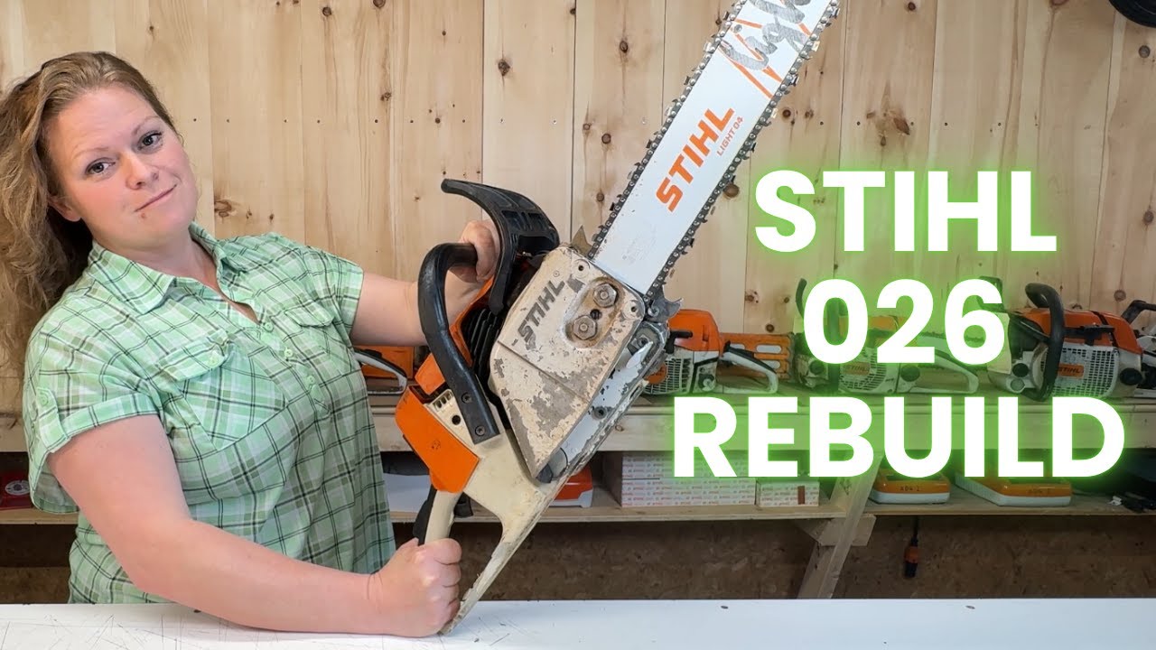 Part 2: Stihl 026 Chainsaw Rebuild | Aftermarket Crank Seals, Piston ...