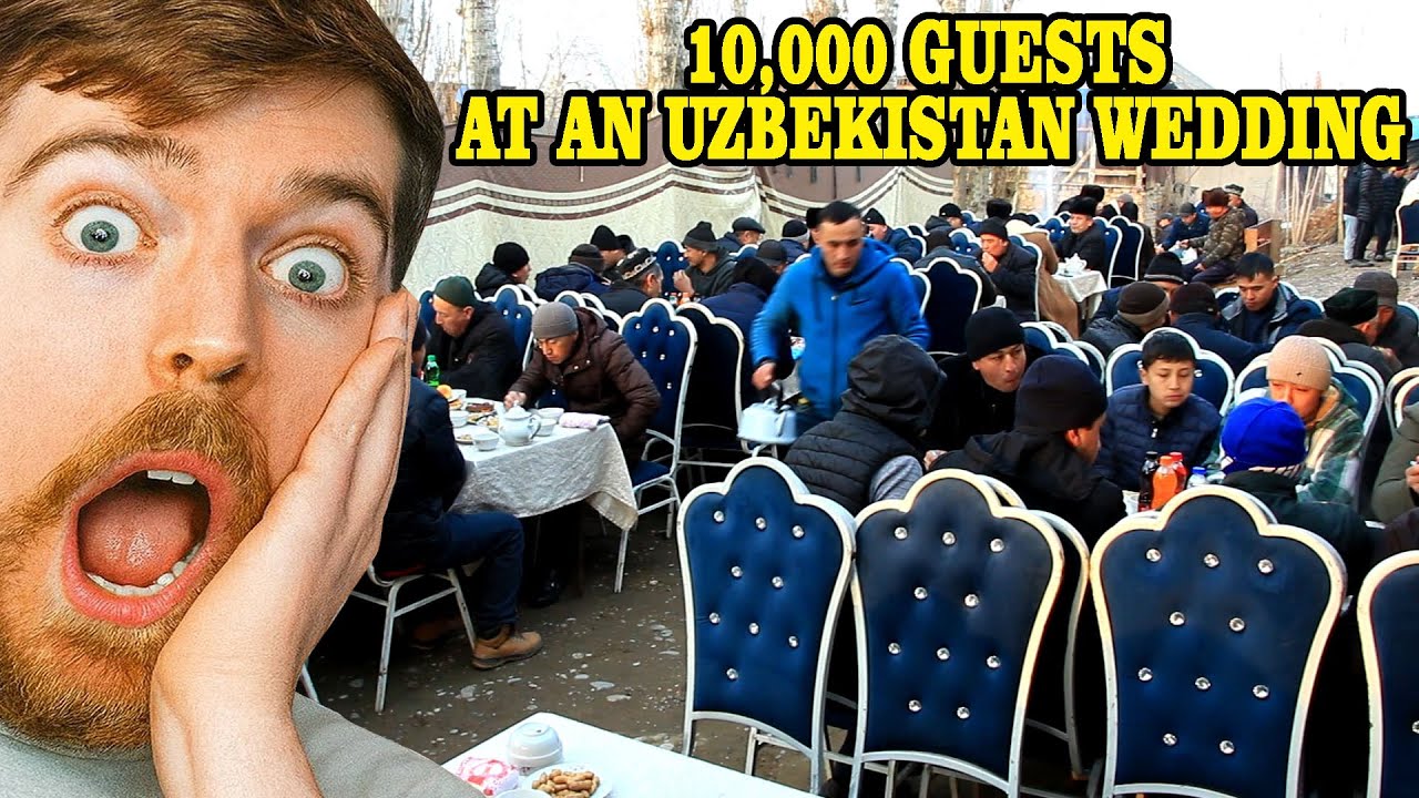 Mrbeast “A Massive Uzbek Wedding Celebration with 1,0000 Guests” - YouTube