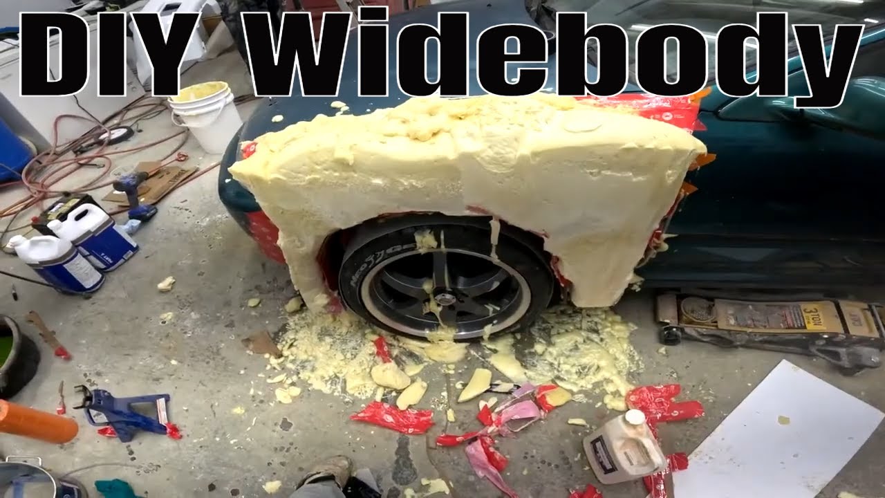 How to BUILD a 1 off WIDEBODY kit for your car - YouTube