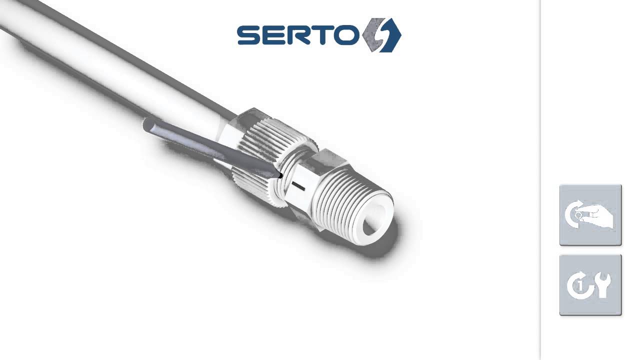 Remounting a Serto Plastic Fitting - YouTube