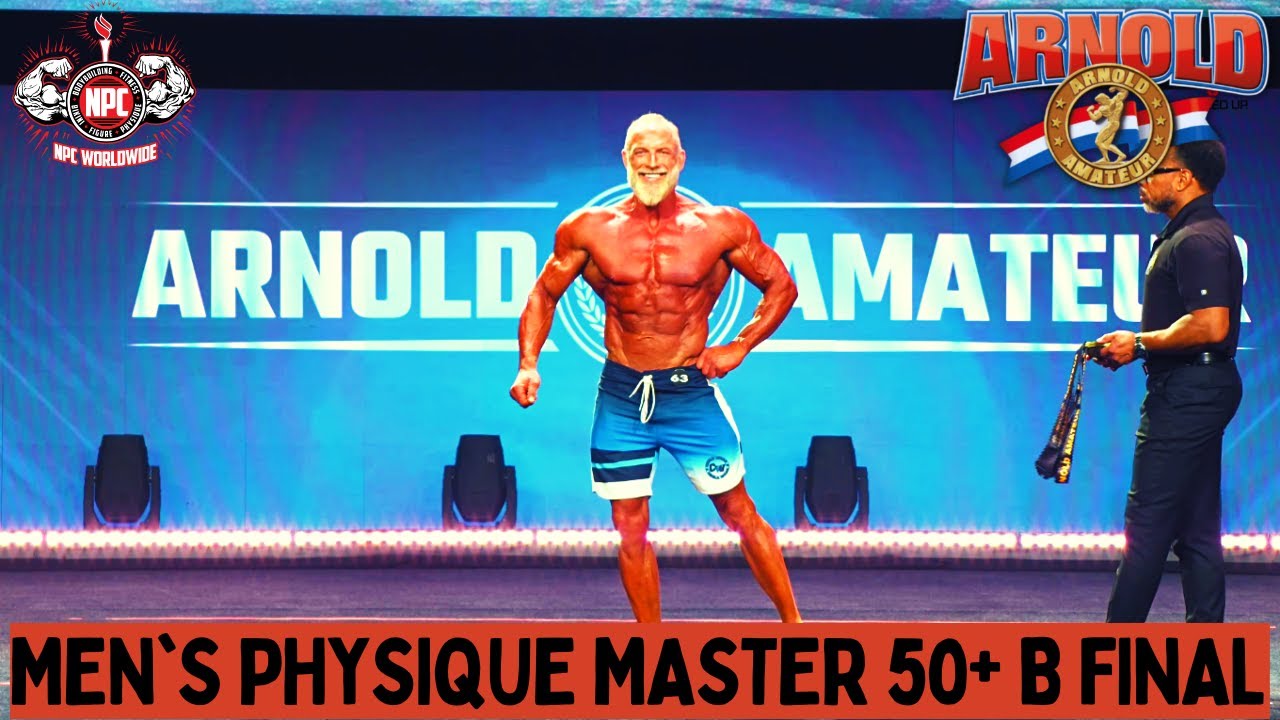 Arnold Sports Festival Amateur 2024 - Men's Physique Master 50+ B Final ...