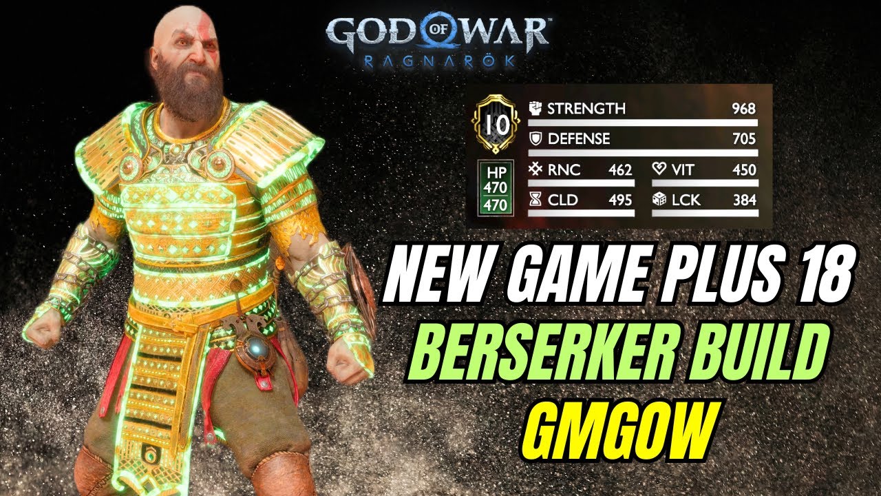 New Game Plus 18 Part 8 (BERSERKER BUILD) - God Of War Ragnarok - YouTube