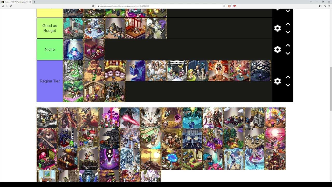 FFBE VC Tier List (Ft. Sinzar, ShadoWalker, Pika, bRo, & Maxximal) - YouTube