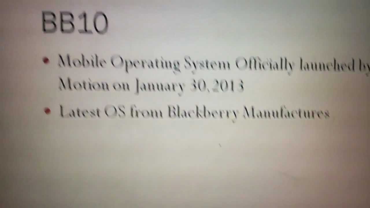BlackBerry 10 - Review and Features of BB10 OS - YouTube