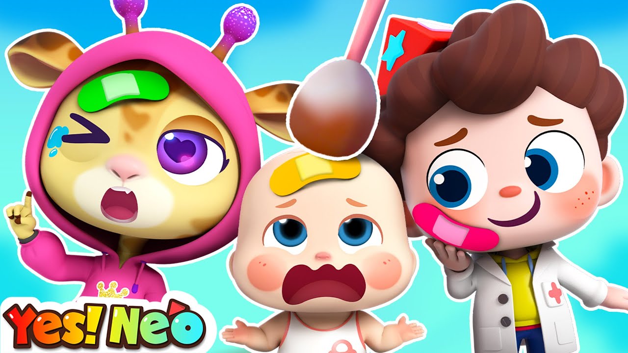 I've Got a Boo Boo!😭🚑 | Doctor and Ambulance Song | Nursery Rhymes ...