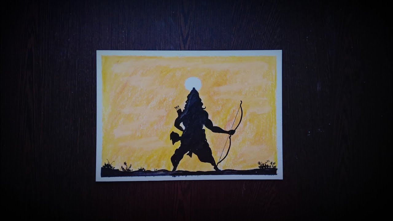 Lord Shri Ram ji drawing|Lord Rama drawing easy step by step|Ram Navami ...