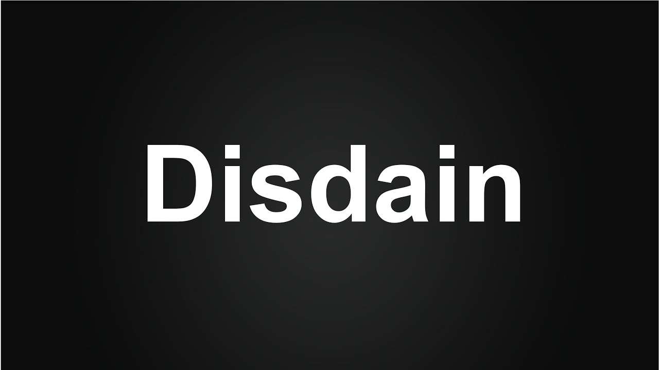 Disdain Meaning In Urdu How To Disdain In English Disdain Meaning In