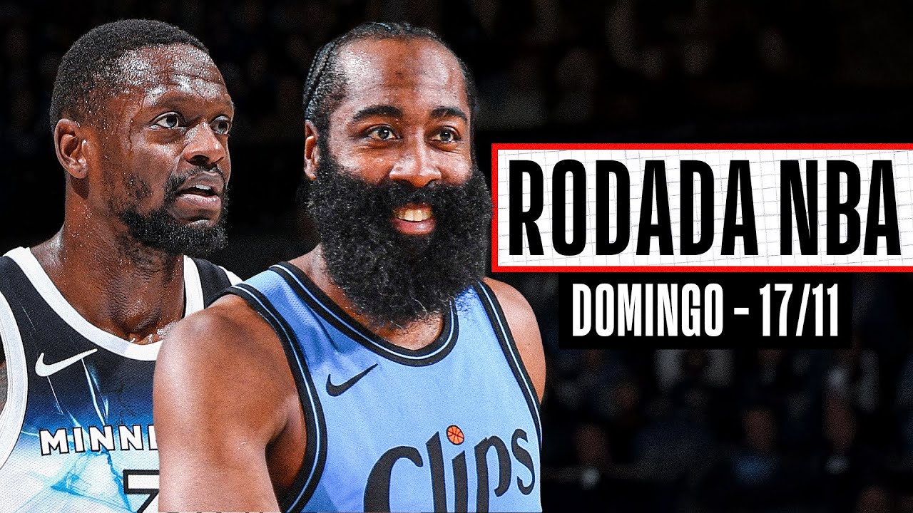 HARDEN supera Ray Allen em cestas de 3 pts; RANDLE faz 'milagre' para os Wolves - Rodada NBA 17/ ...