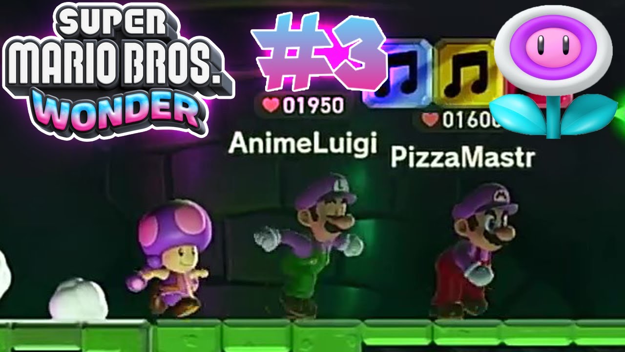 Super Mario Bros. Wonder (4 Player Online w/ Friends) Part 3 | [LSF ...