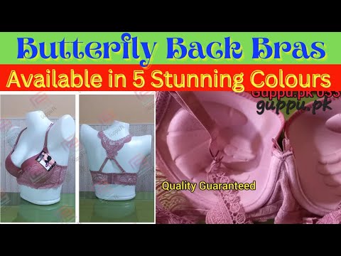 Padded Butterfly Back Bra | Stylish Bra | Bridal Bra | Beautiful Back ...