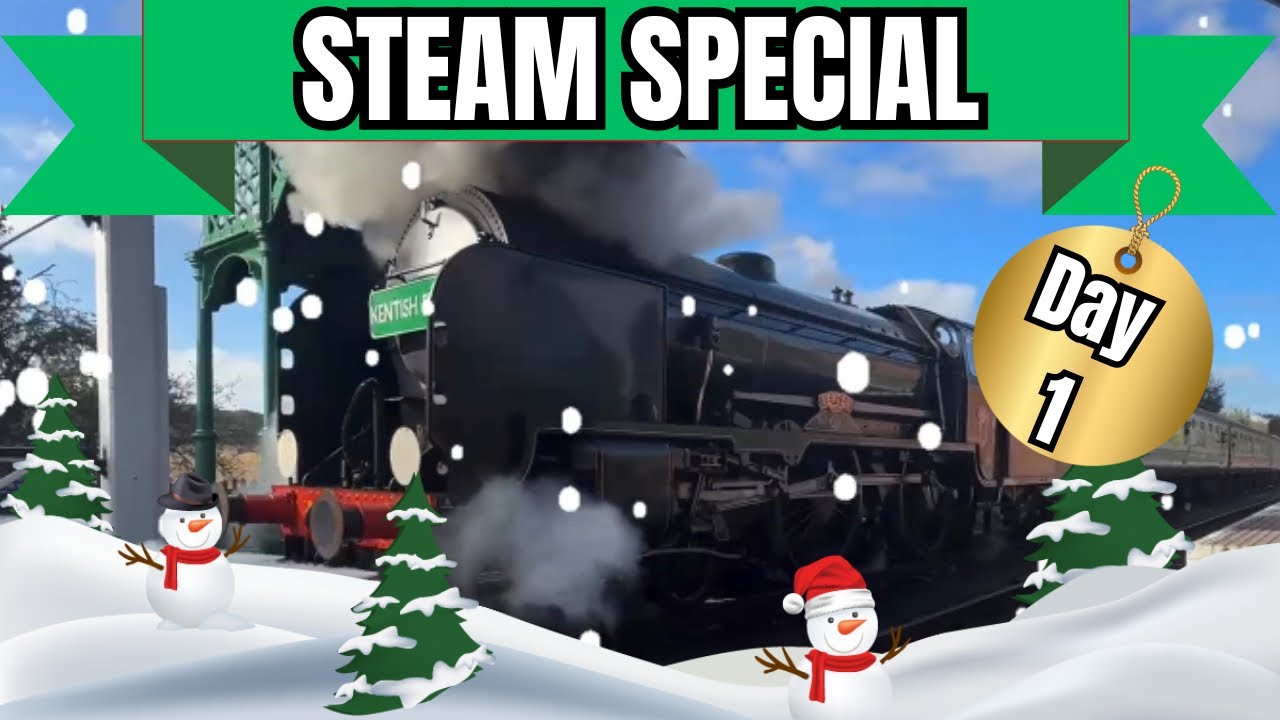 926 Repton Steam Train Departs North Weald | Advent Day 1 - YouTube