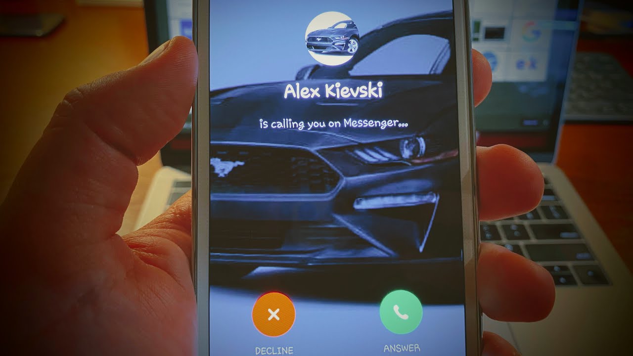 Samsung Galaxy S5 Facebook Messenger Incoming Call - YouTube