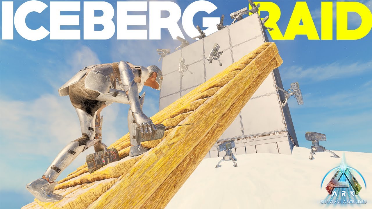 Raiding An Iceberg For Boss Artifacts on Ark ASA - YouTube