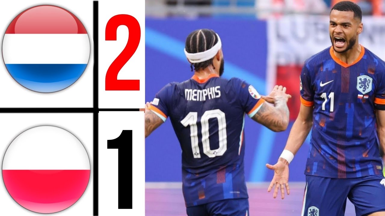 Poland vs Netherlands (2-1) UEFA EURO 2024 | HIGHLIGHTS , Gakpo ...