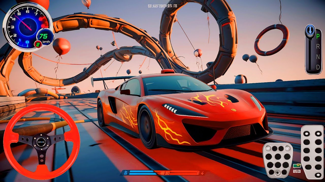 Grand Ramp Car Stunt Racing Gameplay - Super Car - Car Ramp Driving ...