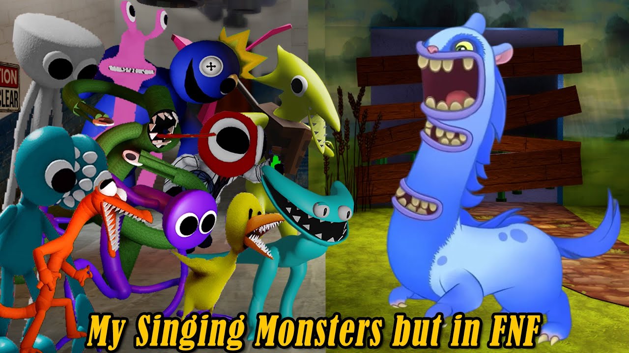 FNF Blarret My Singing Monsters Vs All Rainbow Friends (Ethereal ...