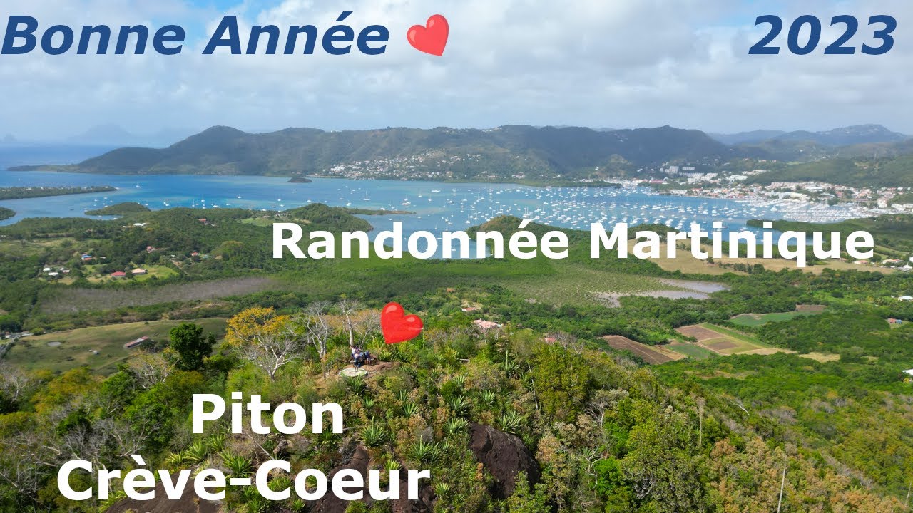Randonnée du nouvel an au Piton Crève-Coeur - Martinique - 4K - YouTube
