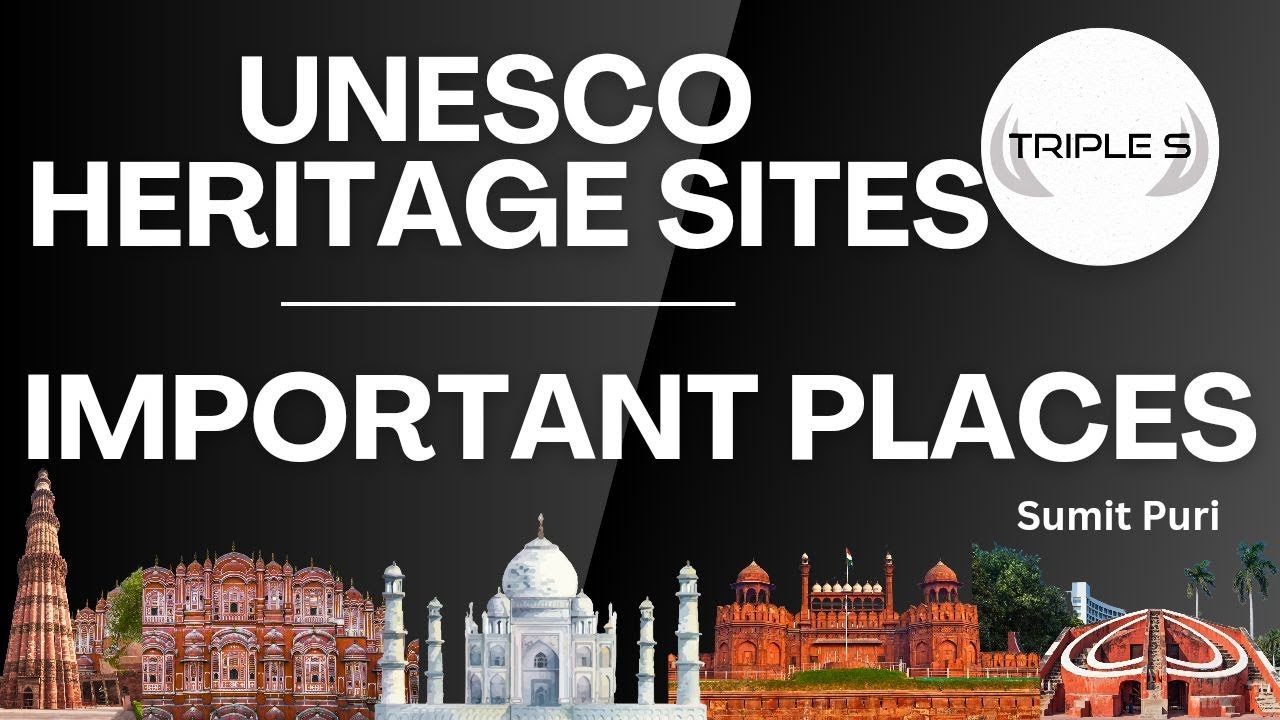 UNESCO Heritage Sites In India || Important Places || JKSSB SSC JKP ...