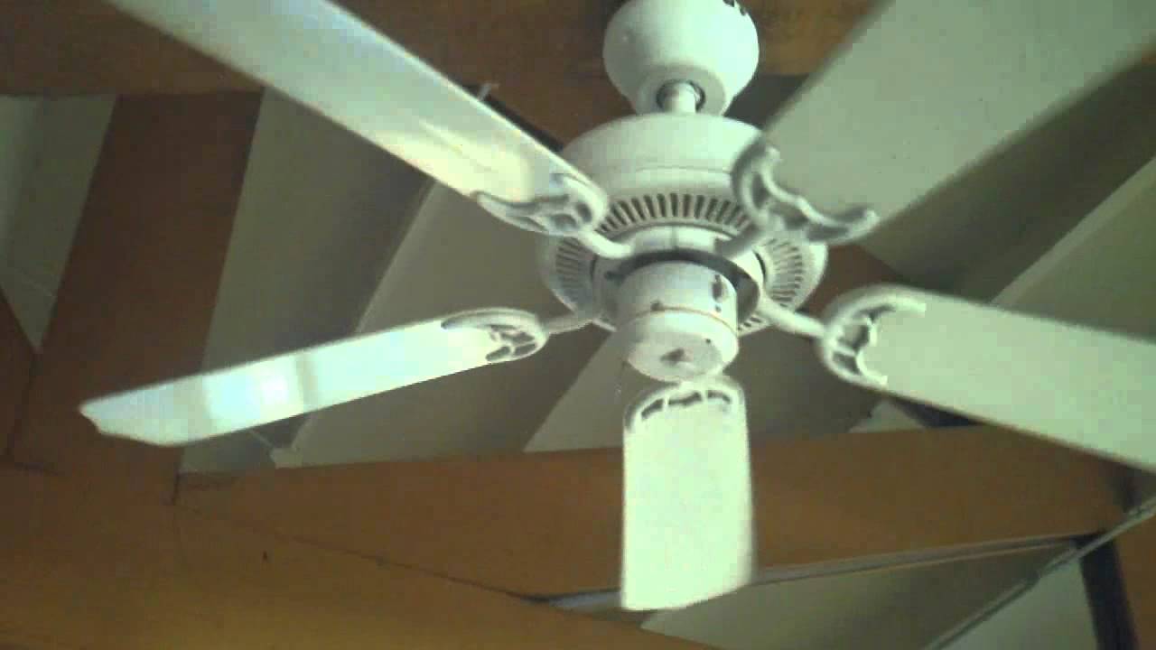 old ceiling fans and lots of wind - YouTube