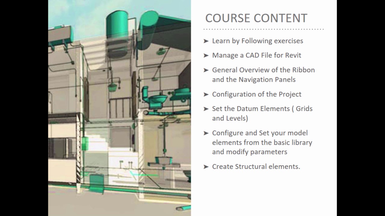 Basic Revit Modeling Architecture & Structure LOD 200 - YouTube