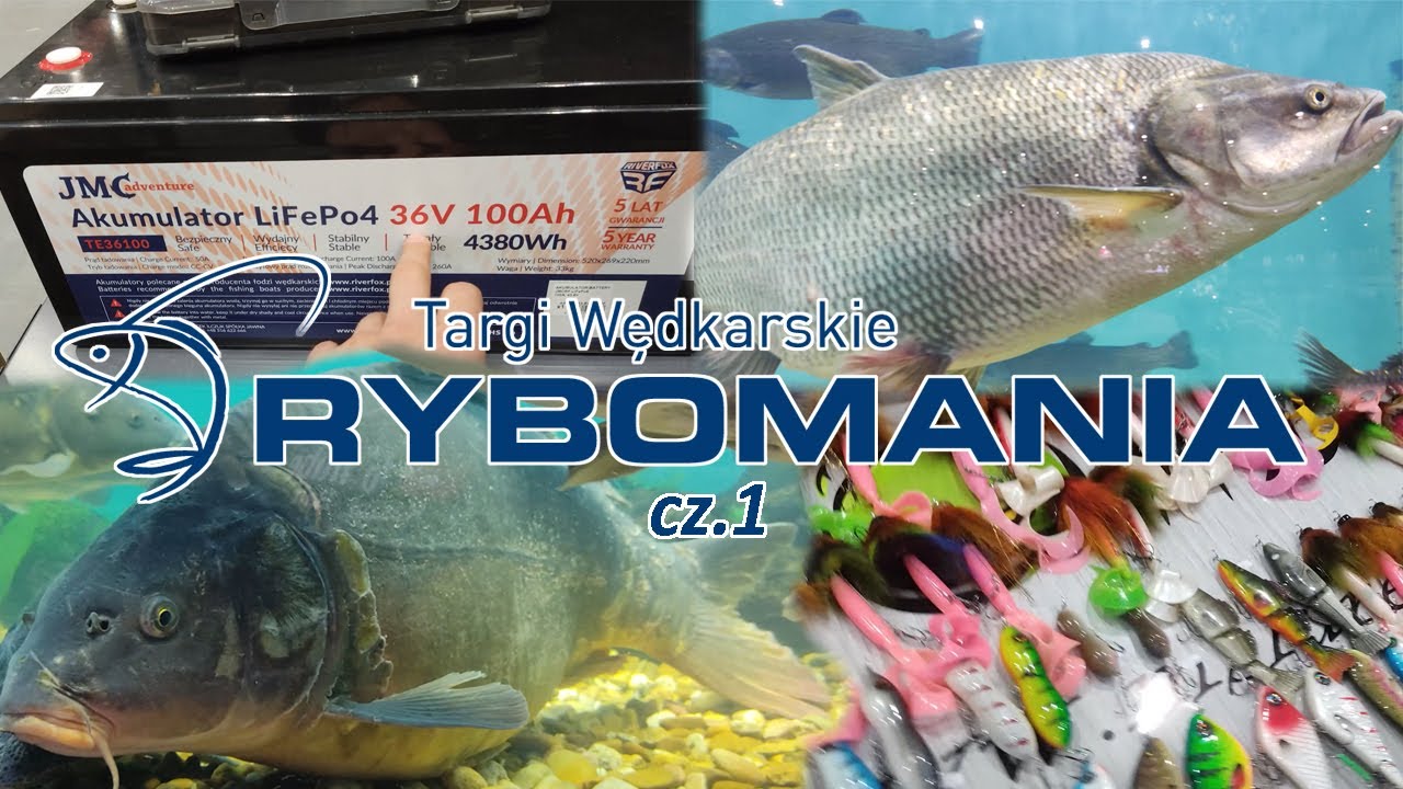 Rybomania Poznań 2023 - Targi wędkarskie cz.1 - AKWARIUM, RiverFox ...