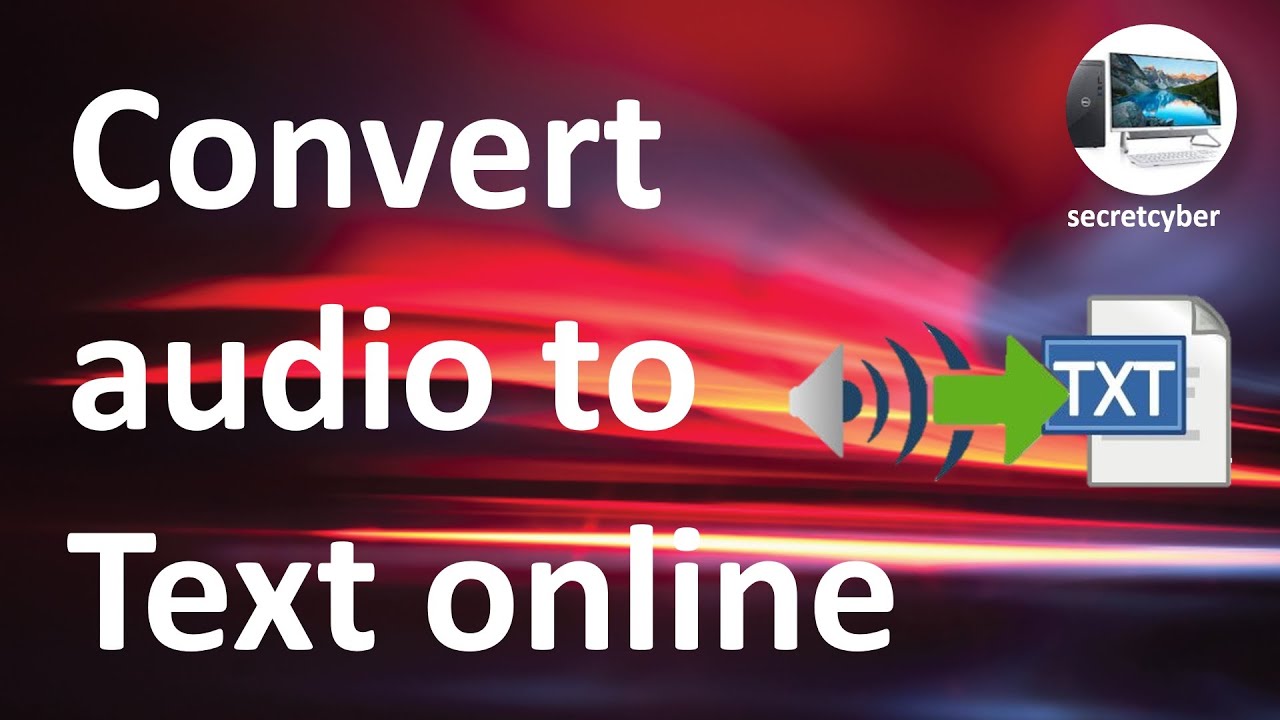 Convert Audio To Text YouTube convert-audio-to-text-youtube