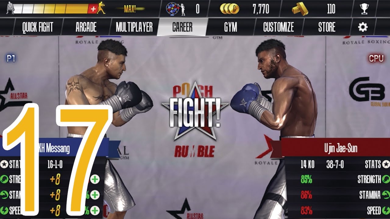 TraKH Messang vs Ujin Jae-Sun | Boxing Career | Real Boxing Gameplay ...