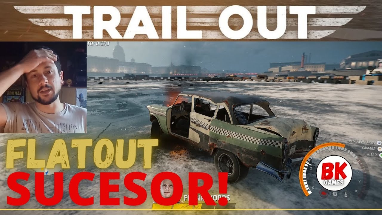Así debió ser FlatOut 3!!! // TRAIL OUT // Blacklist// Batalla contra jefes// Modo Carrera ...