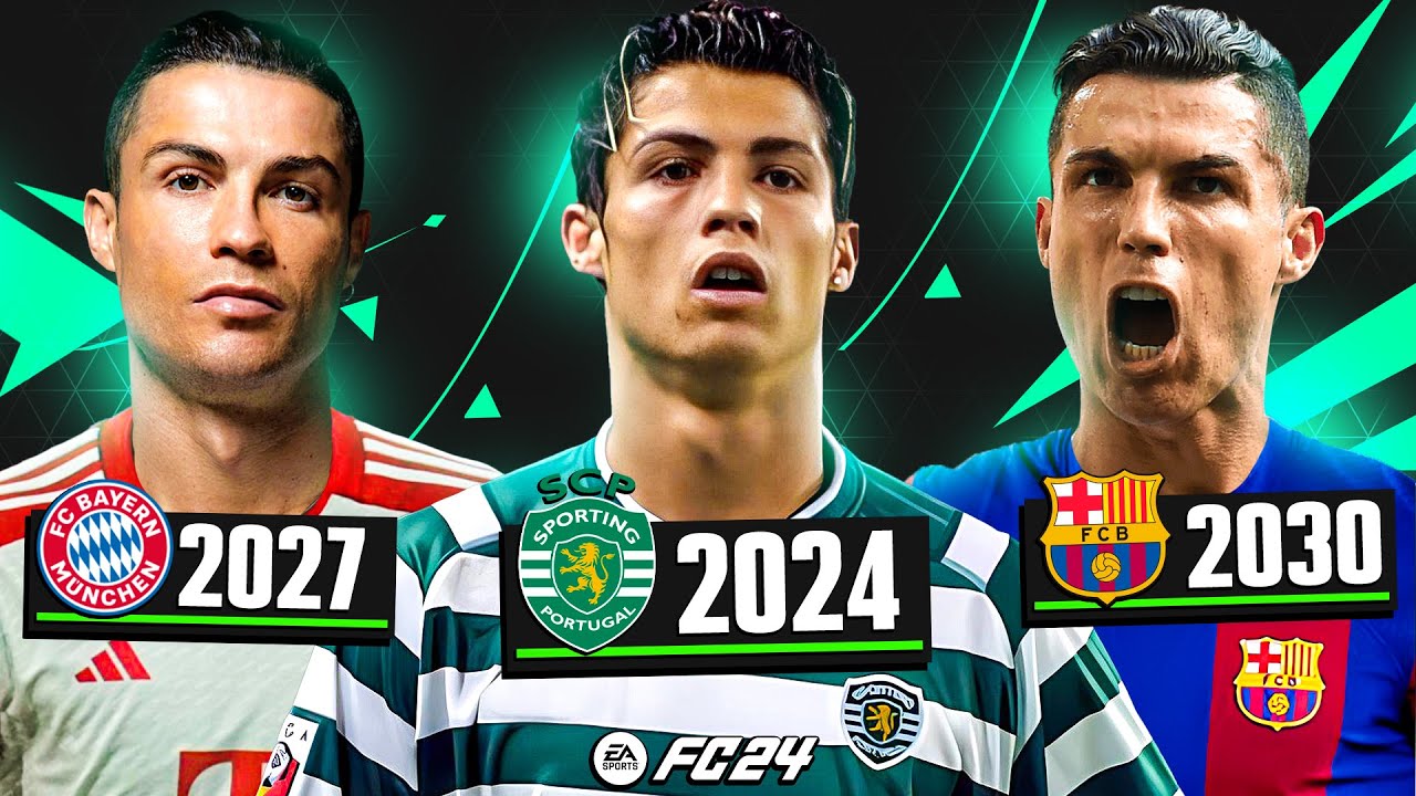 HO RIGIOCATO TUTTA LA CARRIERA di CRISTIANO RONALDO… SU FC 24! - YouTube